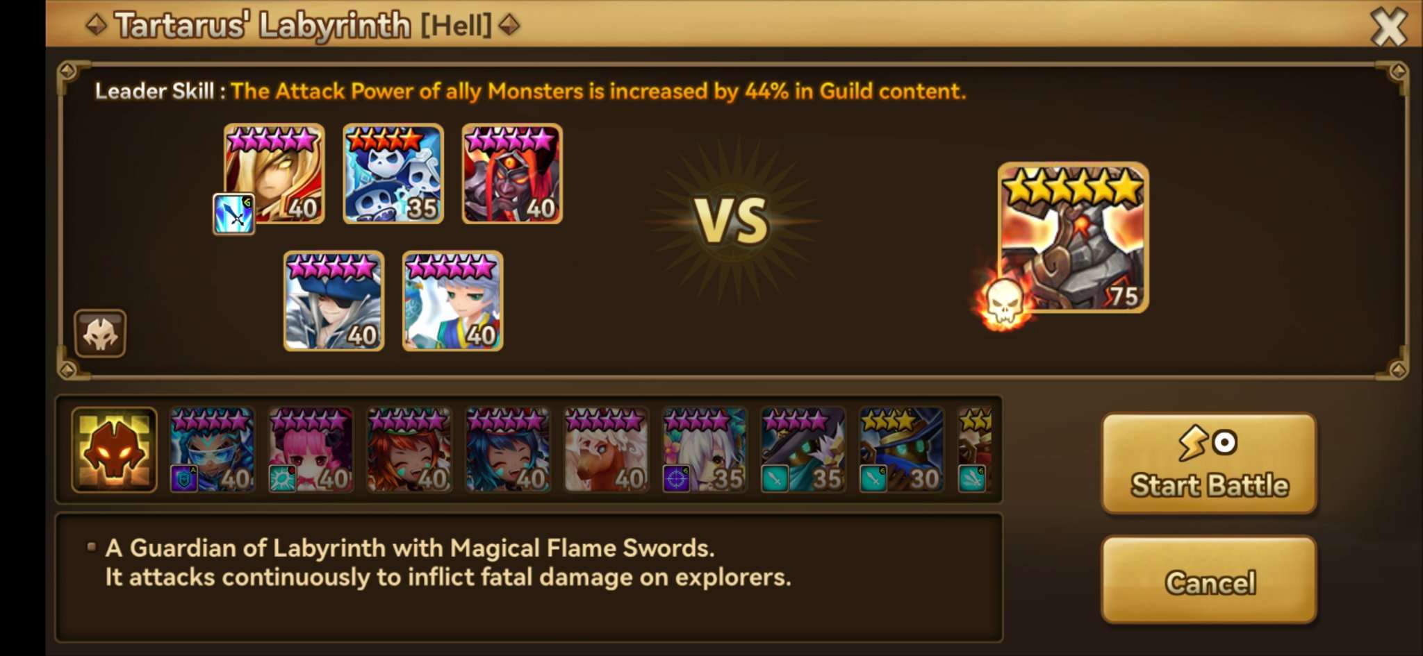 Summoners War Labyrinth Boss Kotos - Hell Mode - URPWNED